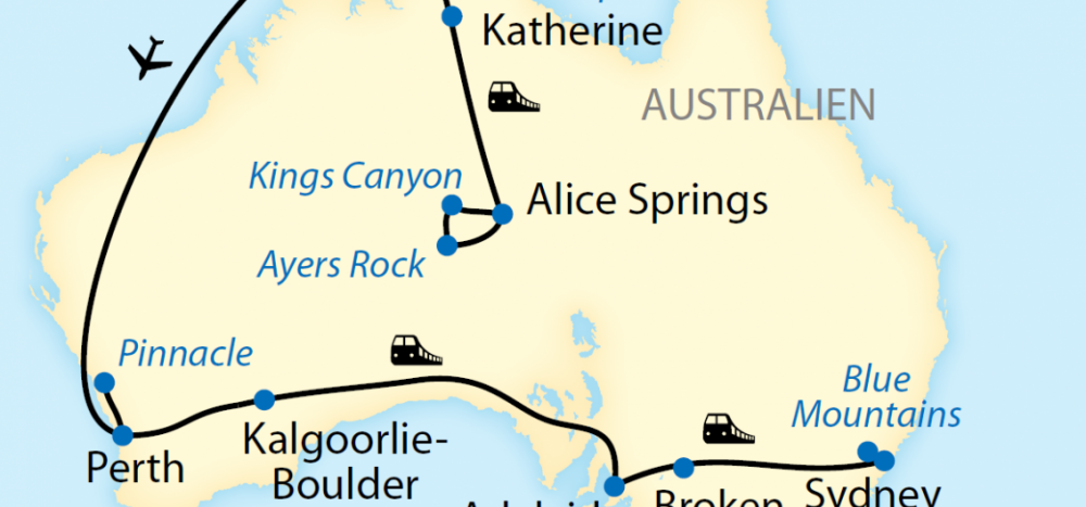 Australiens legendäre Züge Auf Schienen durch die