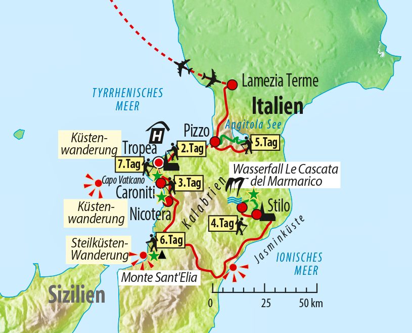 Wanderreise Kalabrien - zu Fuß durch Süd-Italien
